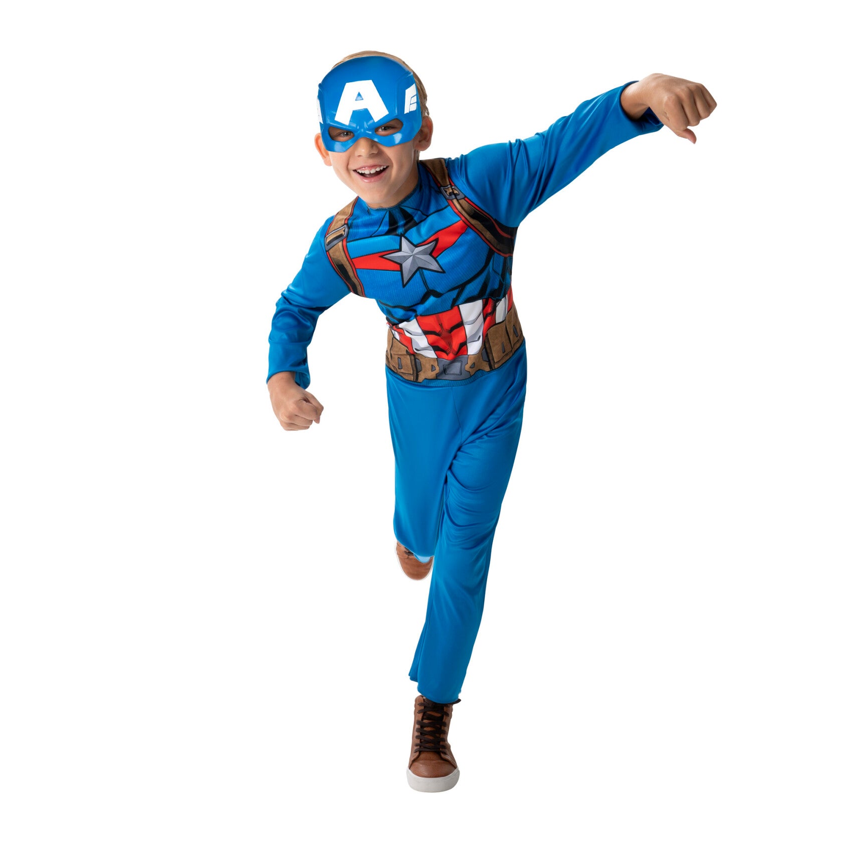 Capt. America Steve Rogers Value Child Costume – Johnnie Brocks