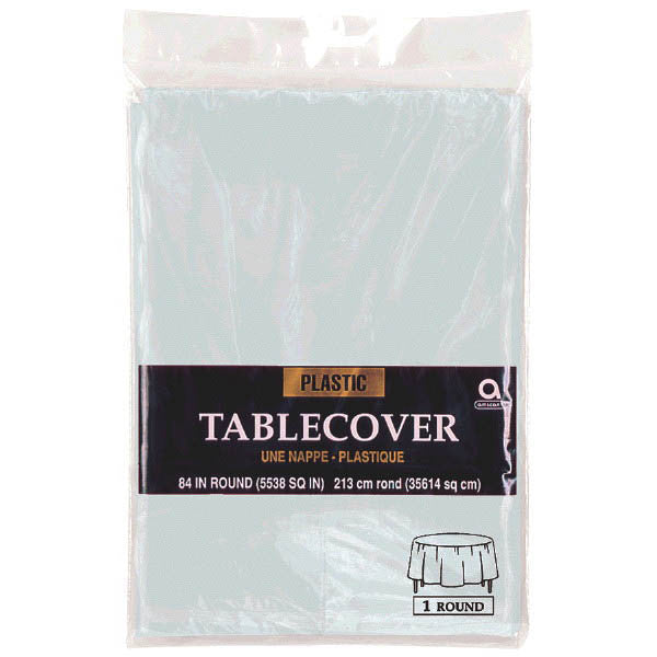 Plastic Table Cover: Round - Silver – Johnnie Brocks