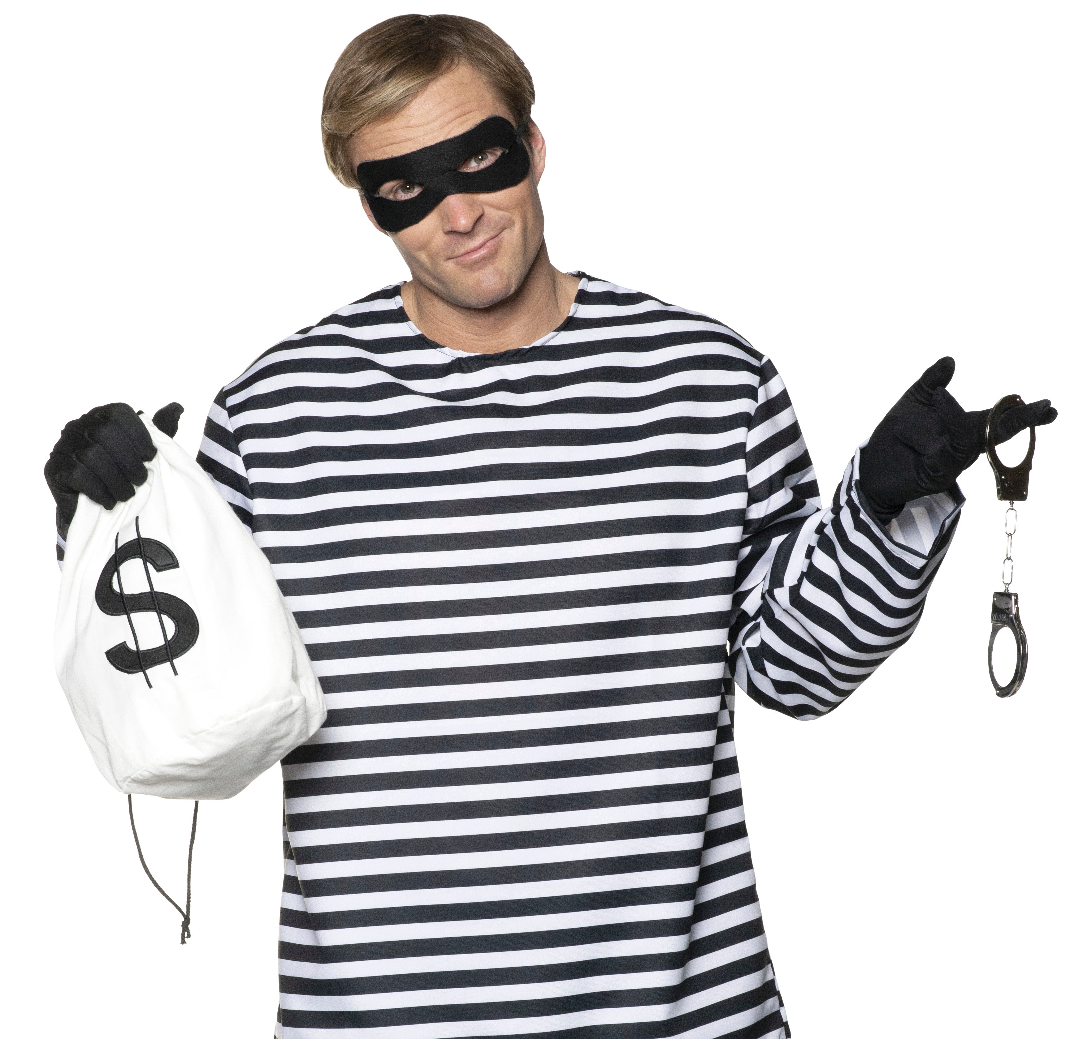Adult Bank Robber Thief Accessory Kit – Johnnie Brocks
