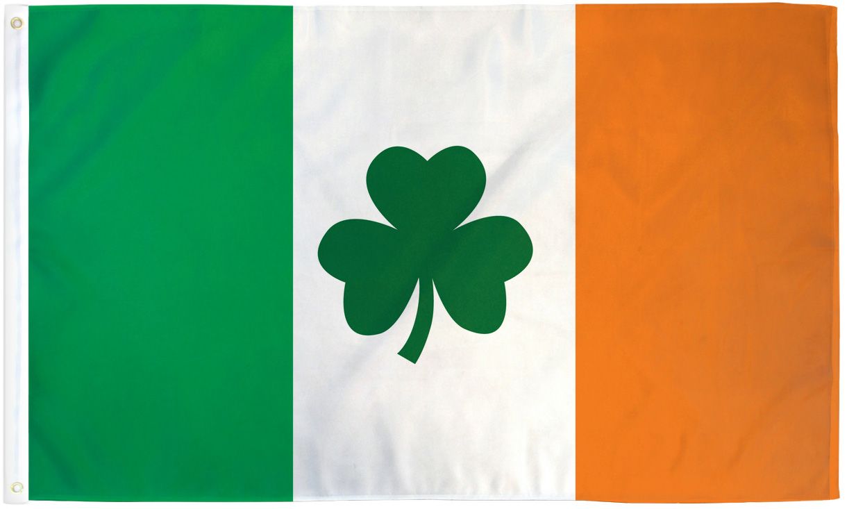 Ireland Clover Flag (3x5ft) | Johnnie Brock's Dungeon – Johnnie Brocks