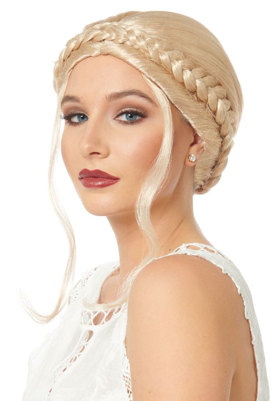 Women's Milkmaid Braid Blonde Wig – Johnnie Brocks