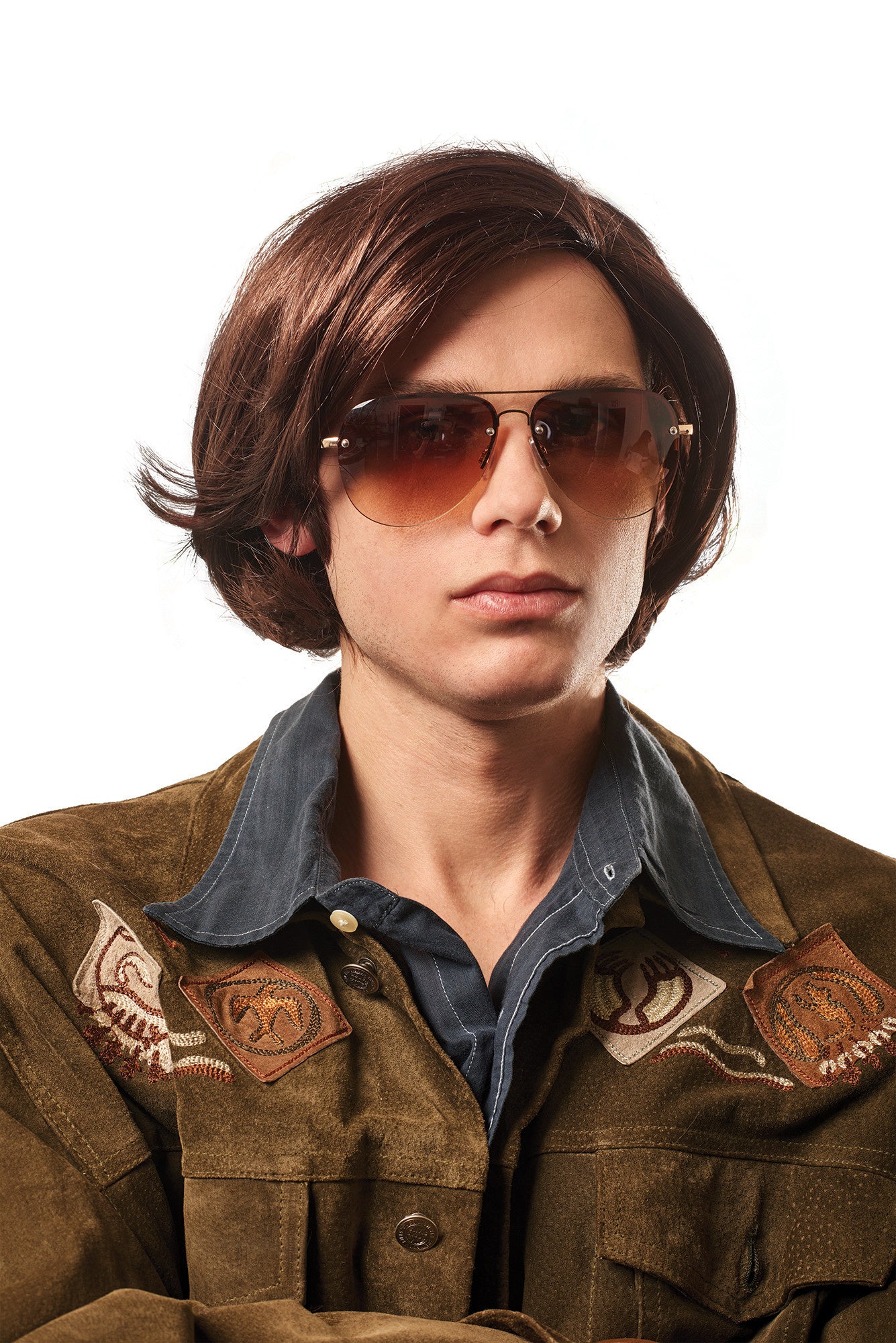 Stone Cold Fox Wig - Brown – Johnnie Brocks