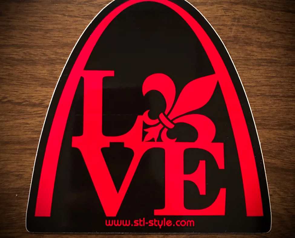 STL Fleur De Love Arch Sticker – Johnnie Brocks